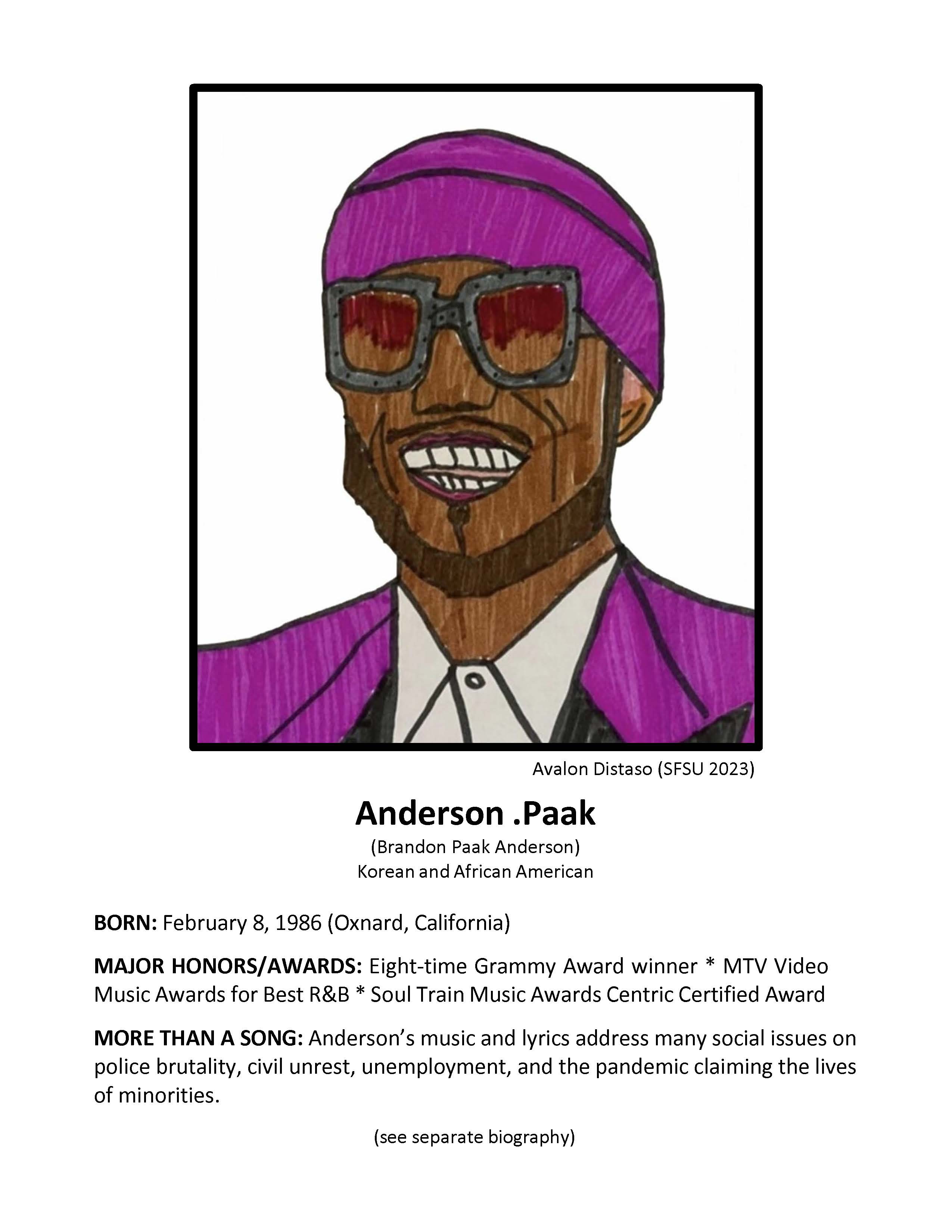 Anderson Paak Apia Biography Project